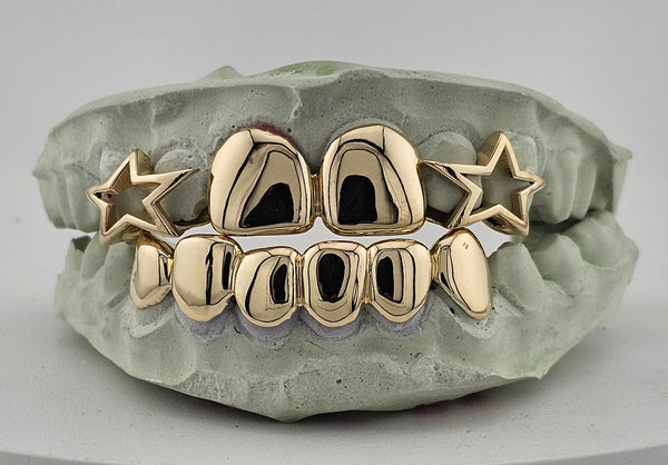 Golden Star Grillz Top and Bottom Special – Gold Teeth America