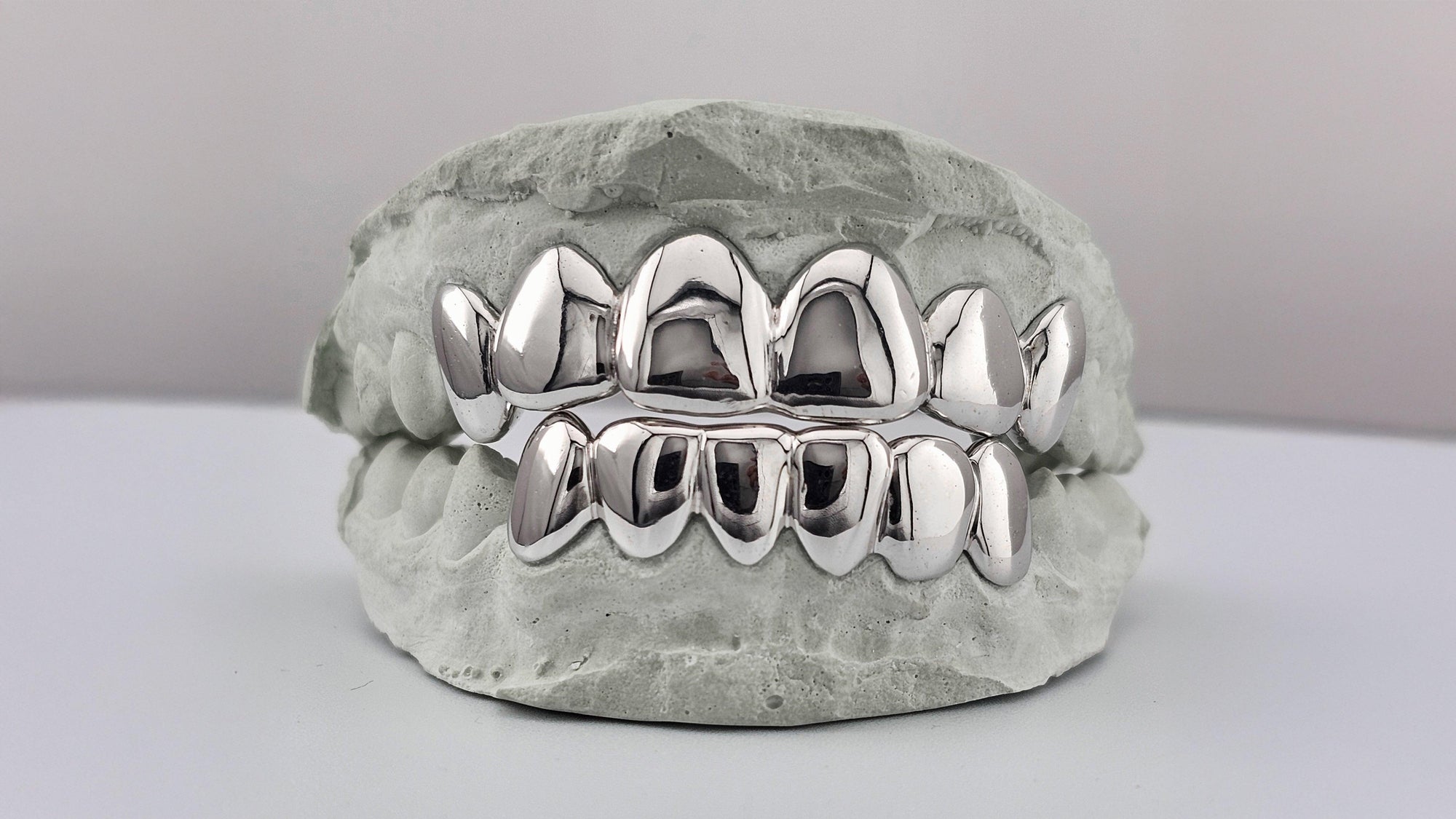 Stirling Silver Grillz - ilver Shine, Gold Teeth America